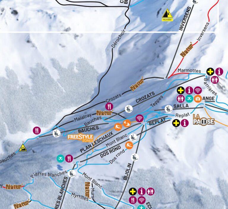 Montchavin piste Bauches - Ultimate La Plagne ski holiday guide - La ...
