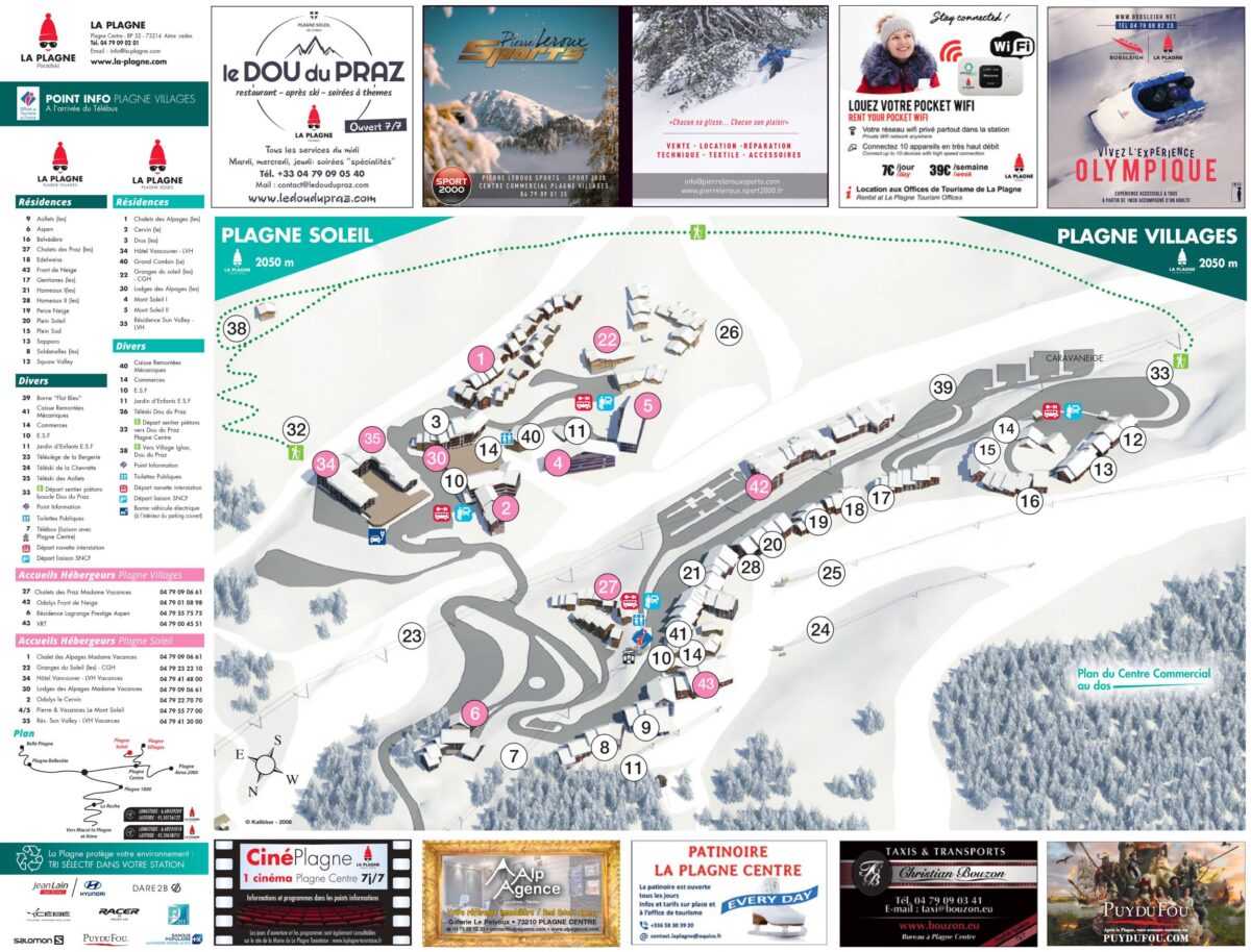 Plagne Villages - guide to La Plagne ski holidays in Plagne Villages ...